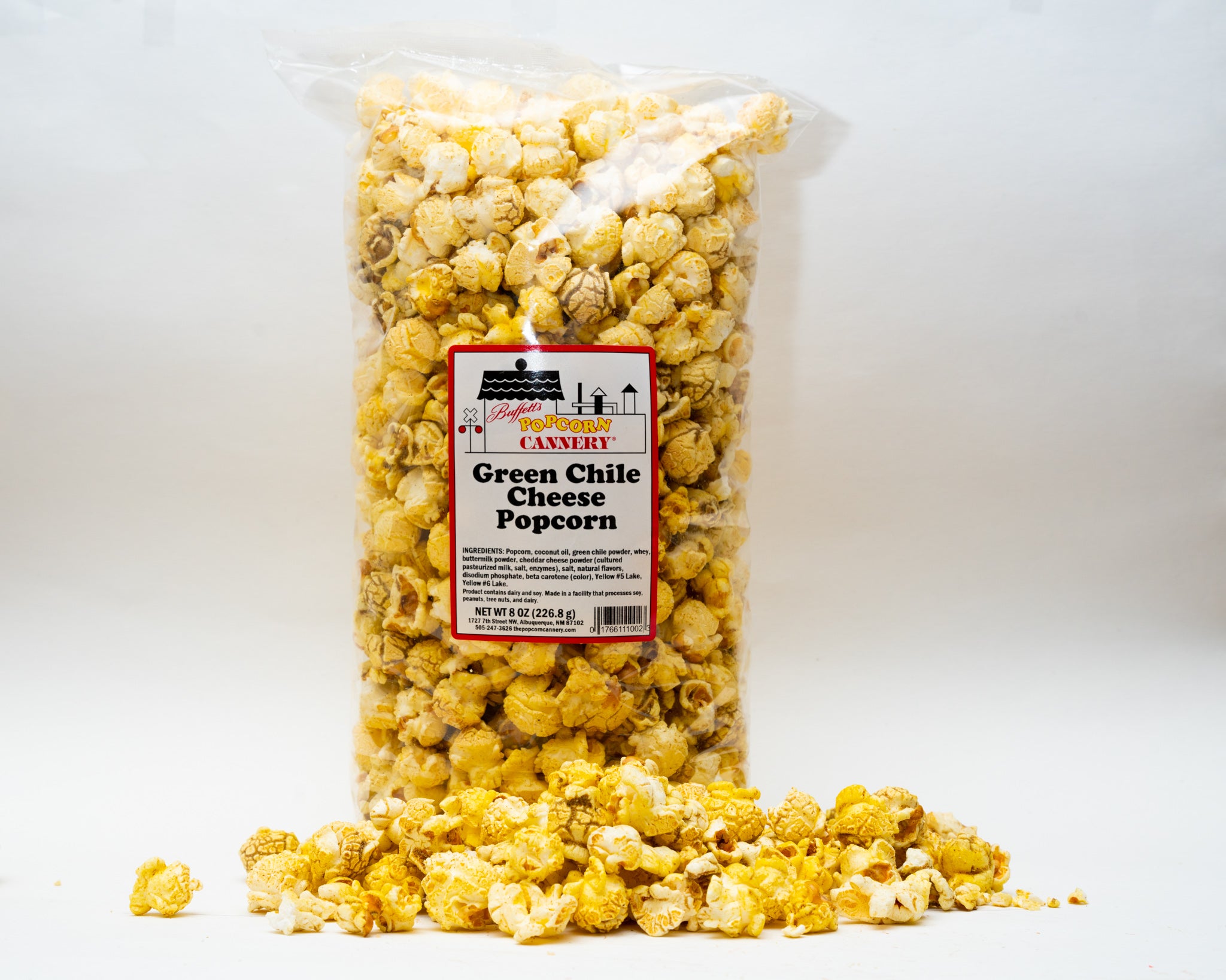 Green Chile Cheese Corn | Buffett's Candies